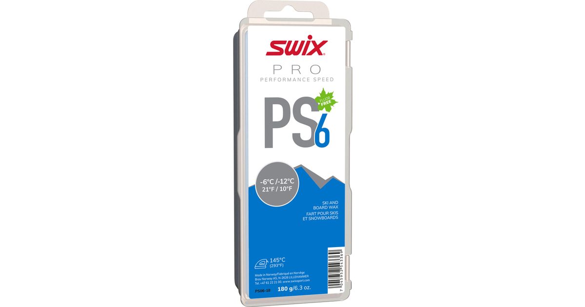 Swix PS6 Blue, -6°C/-12°C, 180g - | SportFits Shop