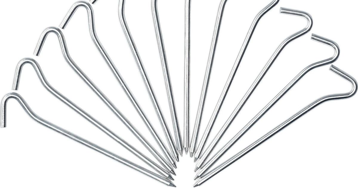Jack Wolfskin Power PEG (12 Pcs) - Sturdy aluminum tent peg | SportFits ...