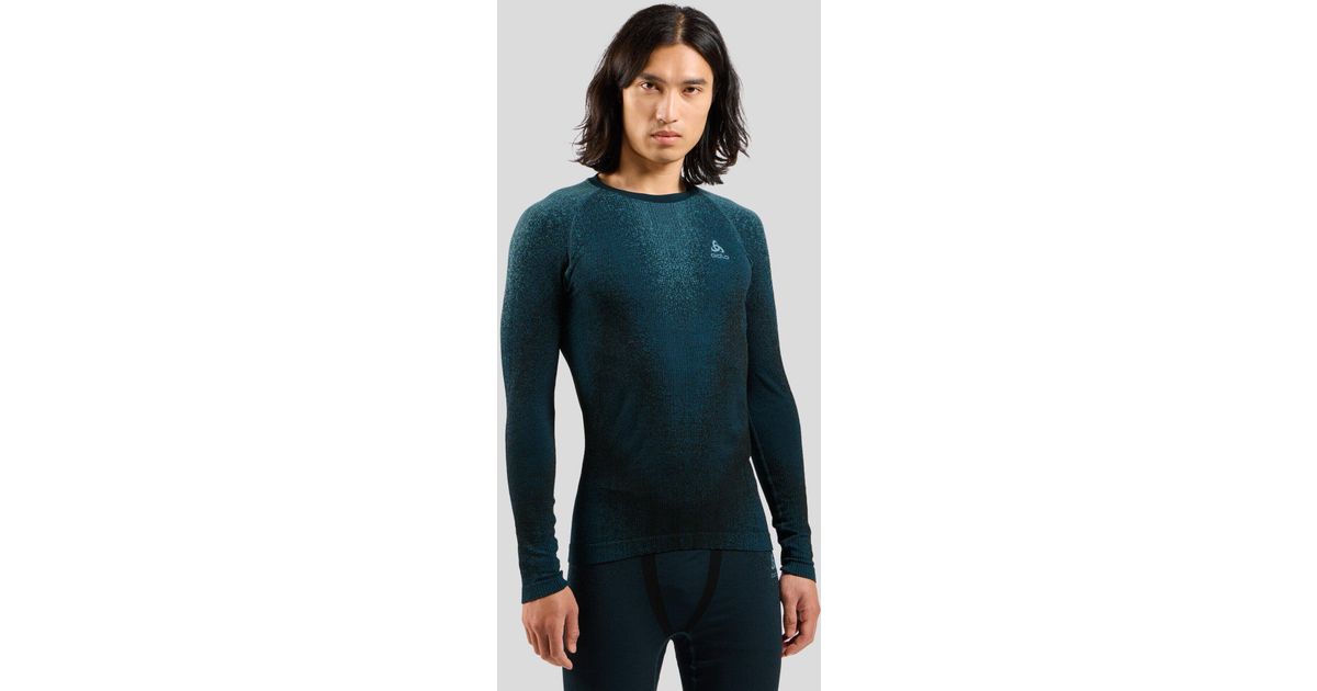 Odlo The Blackcomb Eco Base Layer Crew - Men's technical base layer ...