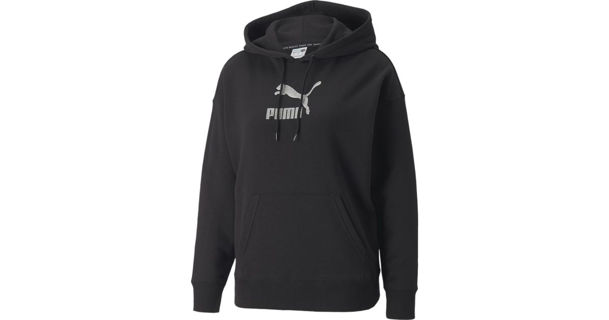 Puma Brand Love Metallic Logo Hoodie | SportFits Shop
