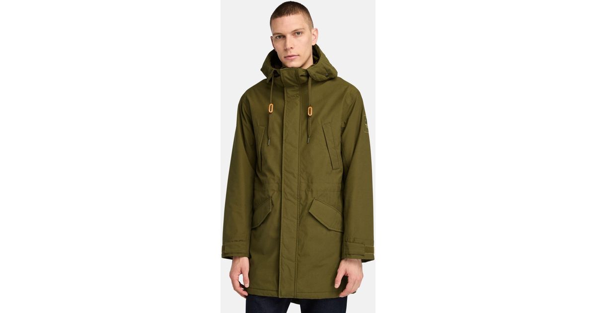 Timberland Mens Water Resistant Fishtail Parka | SportFits Shop