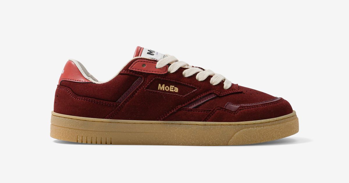 MoEa GEN9 - Grapes Full Burgundy Suede - Unisex's casual shoes ...