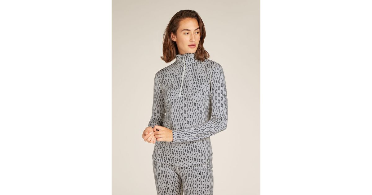 Icebreaker Women Merino 260 Vertex Long Sleeve Half Zip On-piste | SportFits Shop