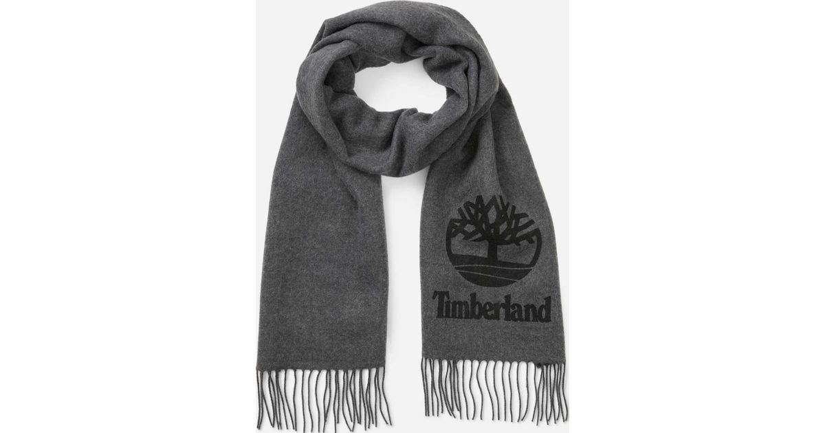 Timberland Mens Yarn Dye Scarf With Printed Logo | SportFits Shop