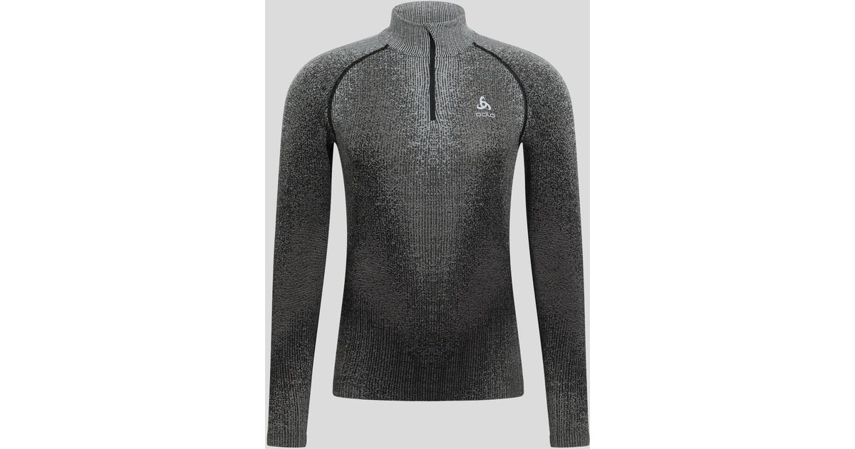 Odlo The POW Blackcomb Base Layer Half-zip - Men's technical base layer ...