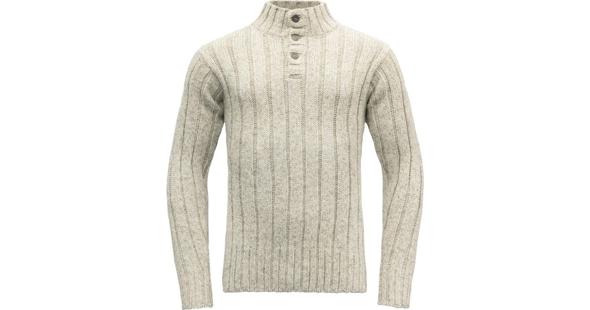 Devold of Norway Nansen Wool Button Neck - | SportFits Shop
