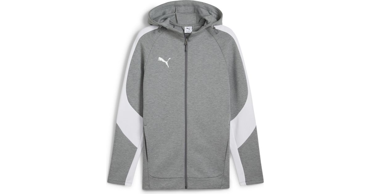 Puma Teamevostripe Hooded Jacket - | SportFits Shop