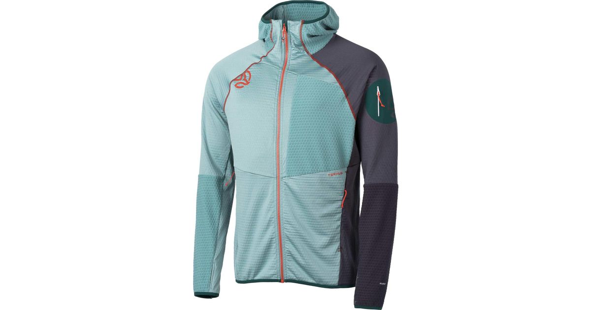 Ternua Ragger Hood Jacket M - Men's midlayer for backcountry skiing and ...