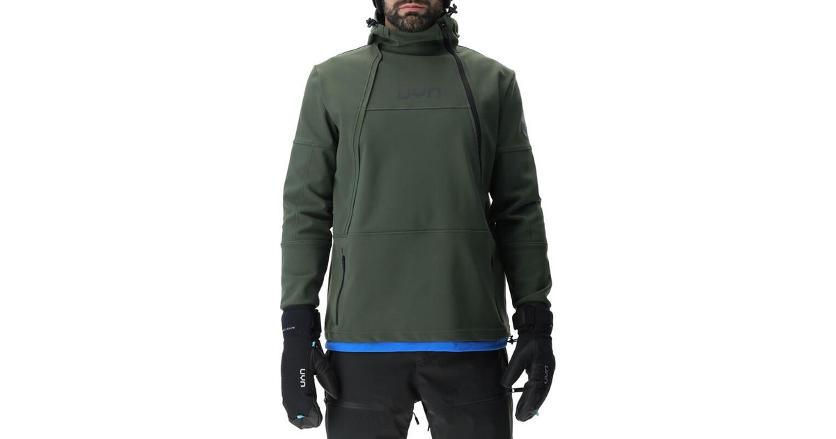 Uyn MAN Powder Softshell Half Zip 2 0 - Unisex Midlayer für Freeski ...