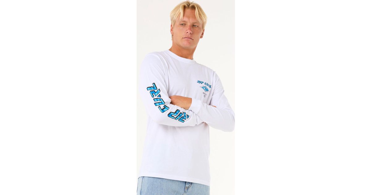 Rip Curl Fade OUT Icon Long Sleeve Tee - Men's Longsleeve | SportFits Shop