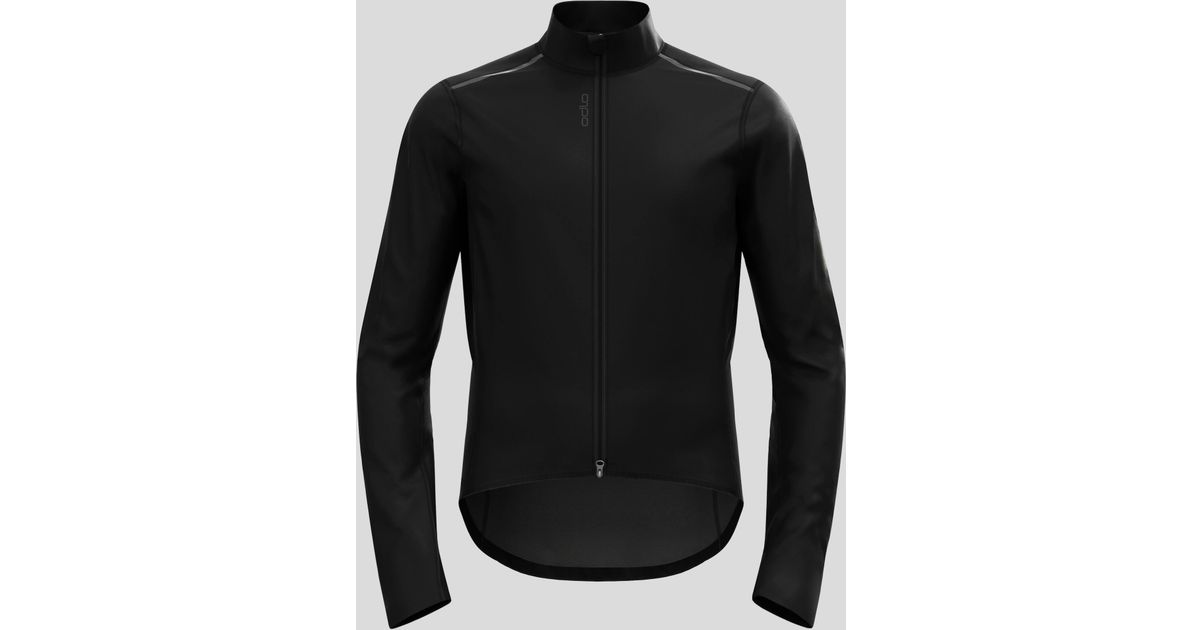 Odlo The Zeroweight Dual Dry Performance Knit Waterproof Cycling Jacket ...