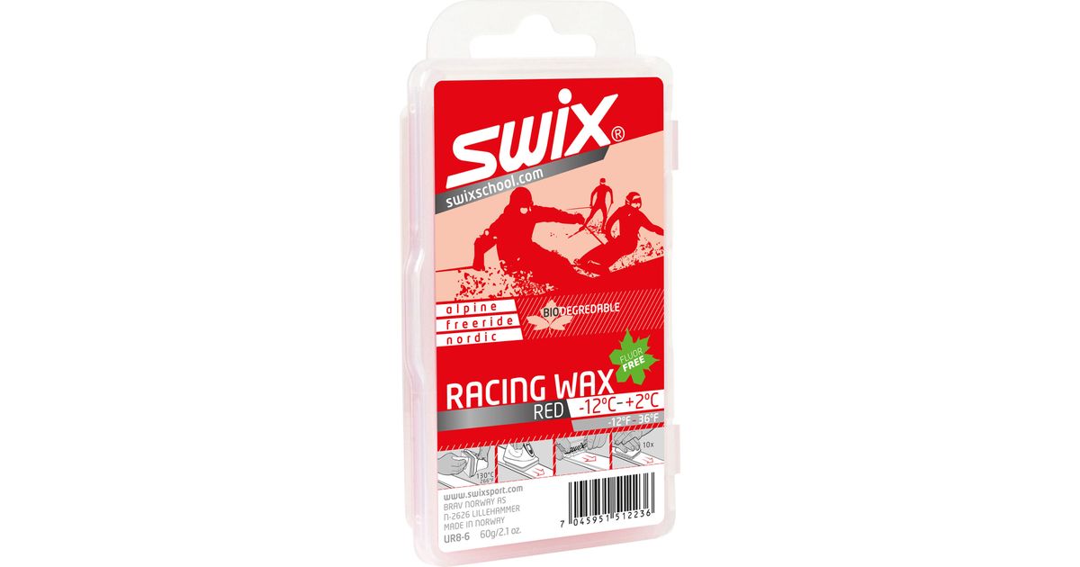 Swix UR8 Red Bio Racing Wax, 60g | SportFits Shop