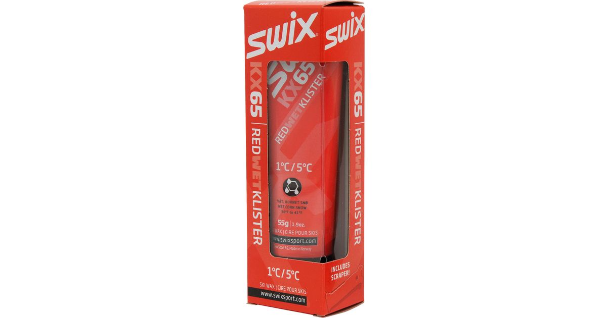 Swix KX65 Red Klister +1°C to +5°C, 55g - | SportFits Shop