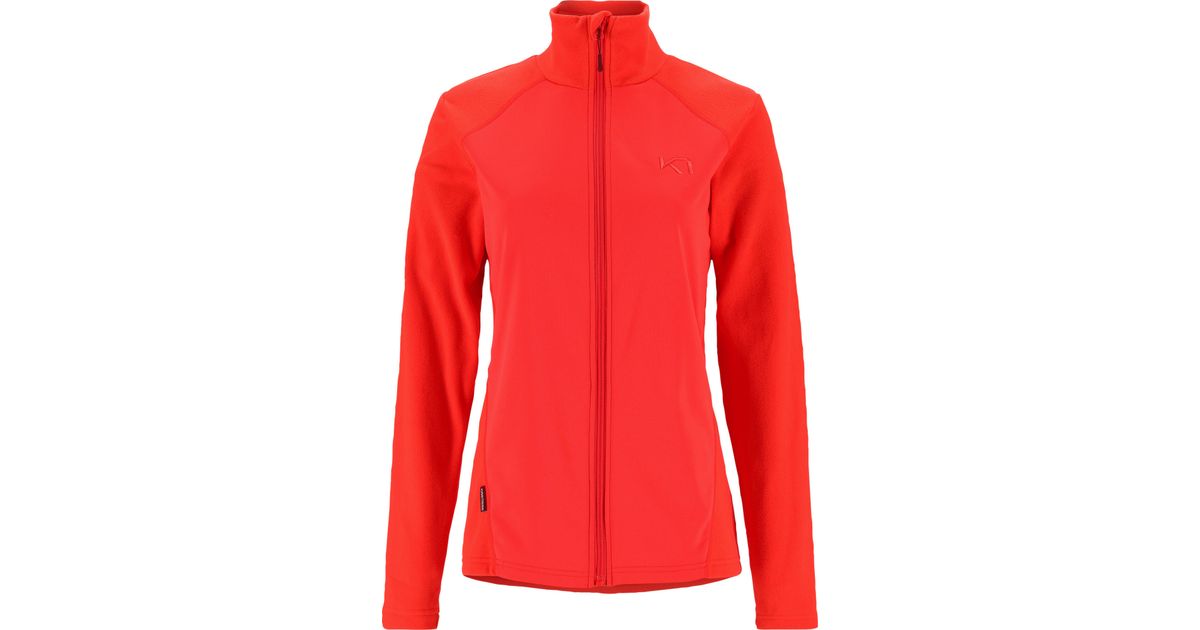 Kari Traa Kari Full Zip Fleece - Damen Midlayer für Outdoor Aktivitäten ...