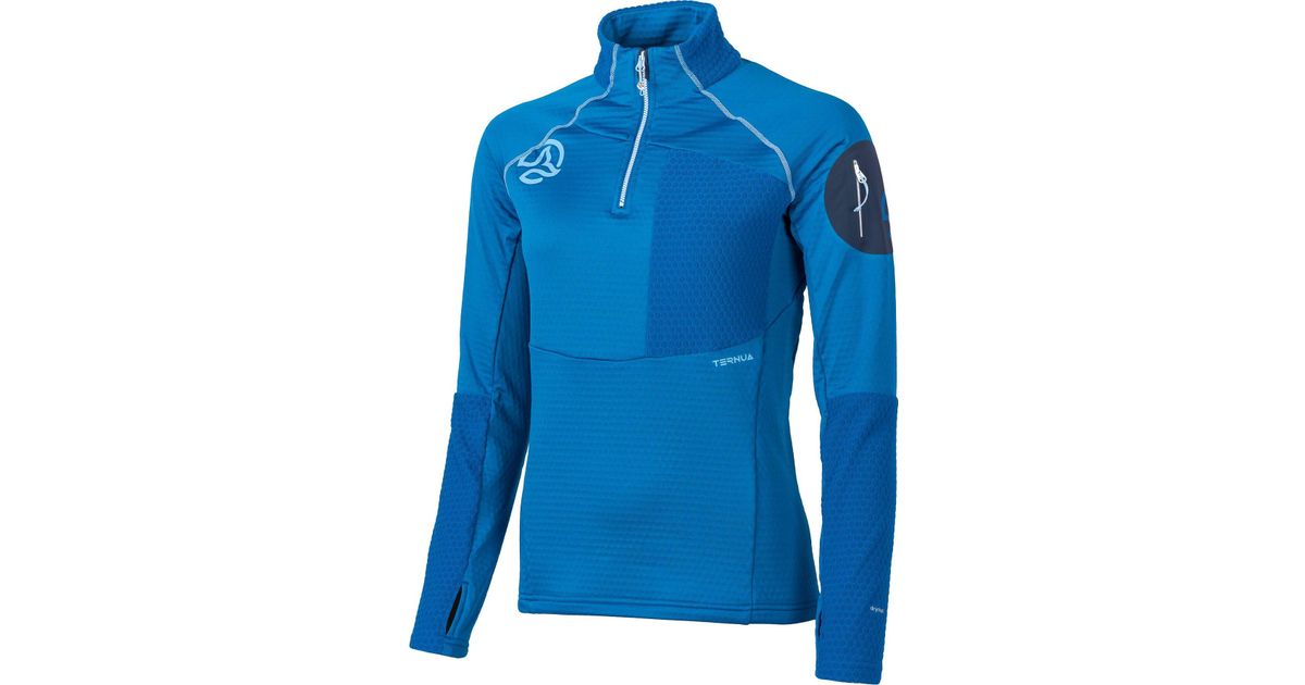 Ternua Ragger 1/2 Zip W - Damen Midlayer für Freeski oder Skitouren ...