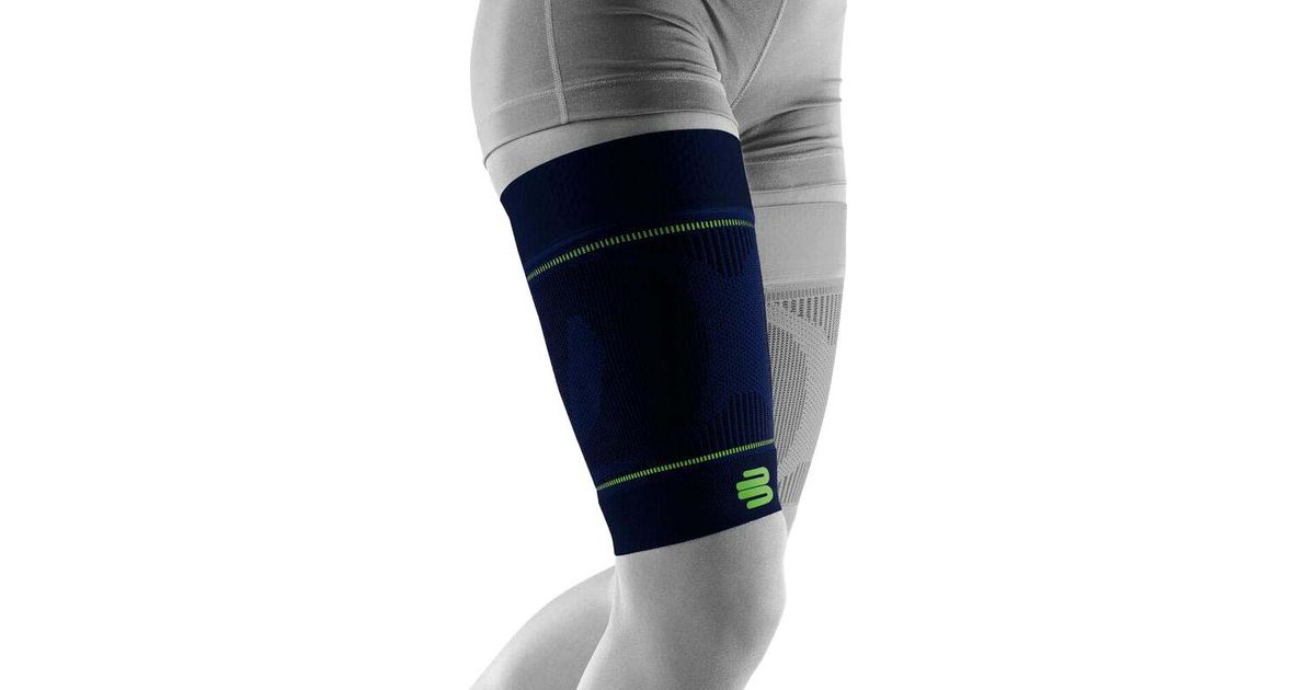 Bauerfeind Sports Compression Sleeves Upper leg Haftband Noppe ...