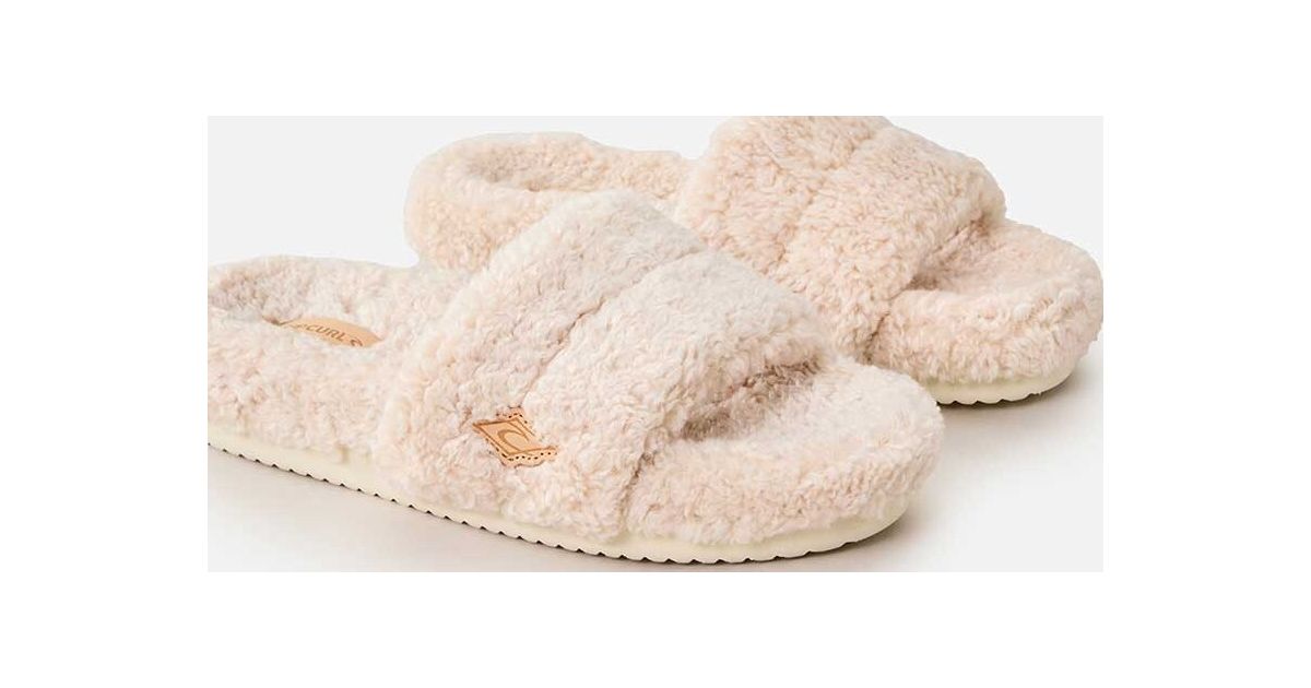 Rip Curl Shorey Shearling Bloom Slipper - Women Swimwear | SportFits Shop