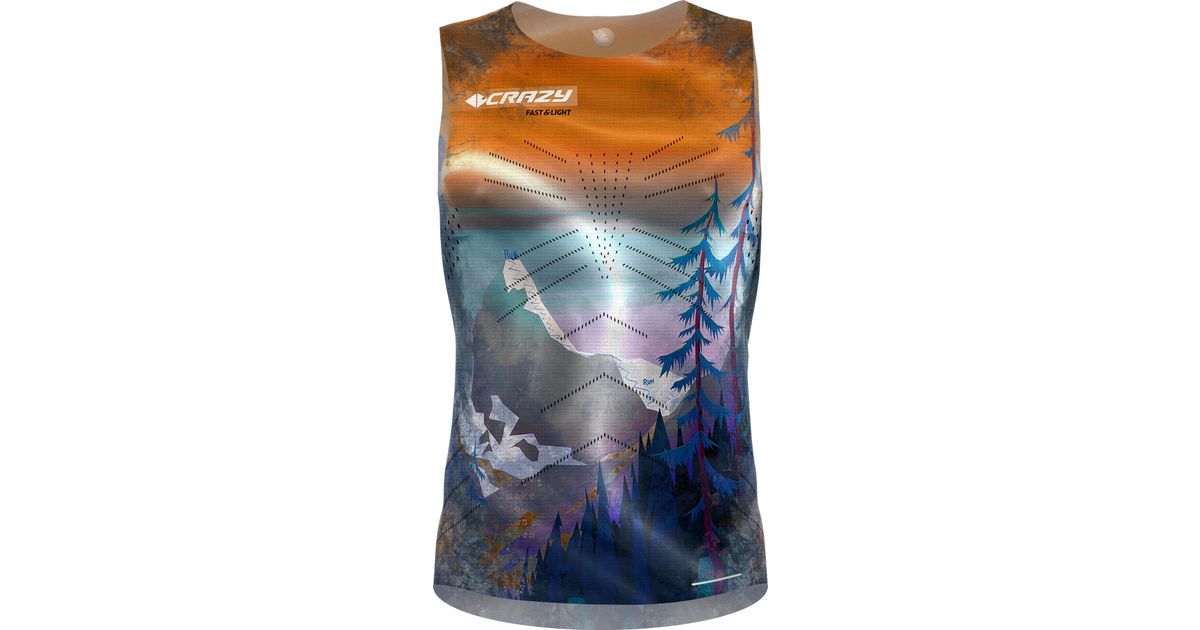 Crazy Idea Singlet Thunder - Herren Tanktop für Outdoor & Freizeitaktivitäten | SportFits Shop