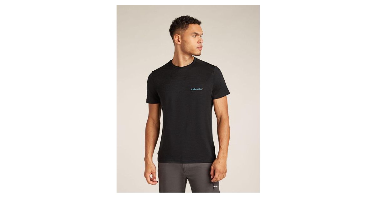 Icebreaker Men Merino 150 Tech Lite Short Sleeve Tee IB Wordmark - Men ...