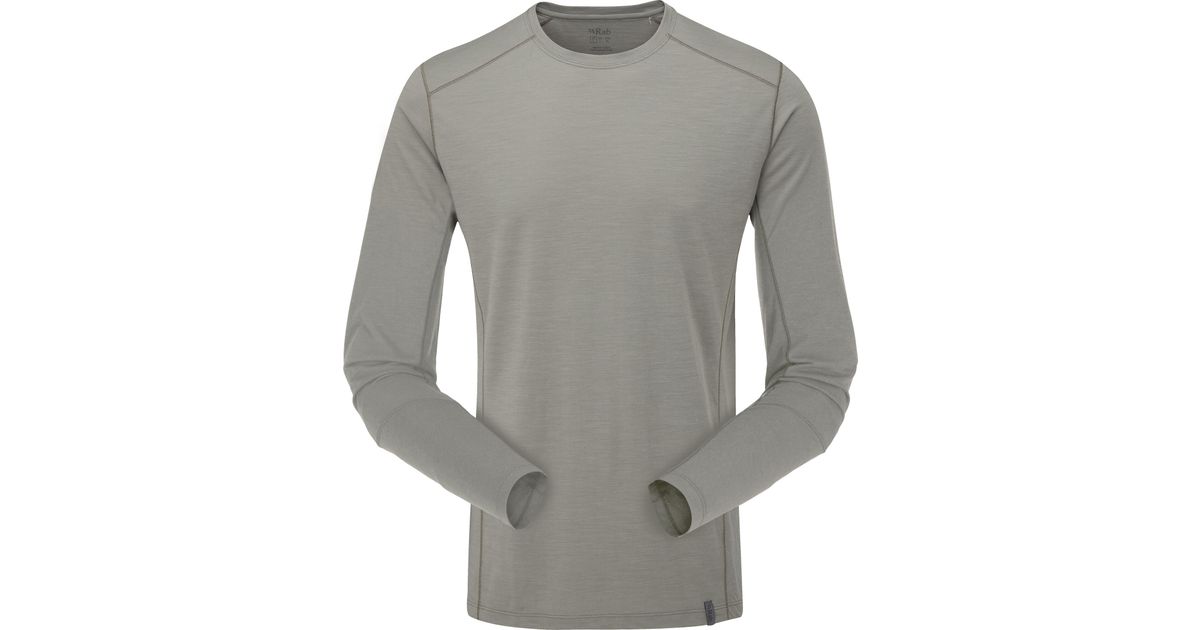 Rab Syncrino Base LS Tee - Men's technical base layer for nordic sports ...
