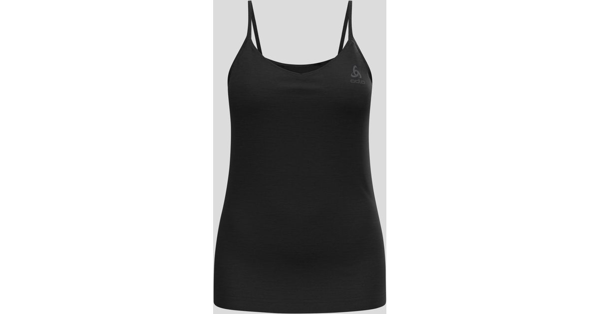Odlo The Natural Merino 160 V-neck Base Layer Singlet - Women's ...