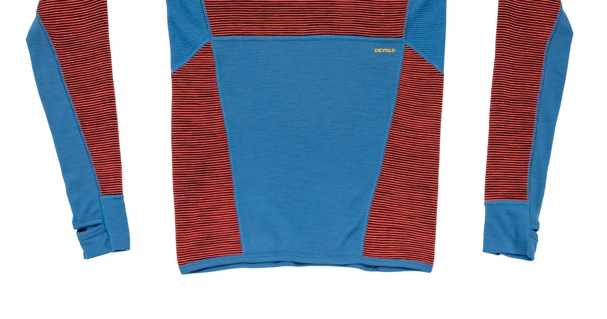 Devold of Norway Tuvegga Merino Shirt MAN - Men's technical base layer ...