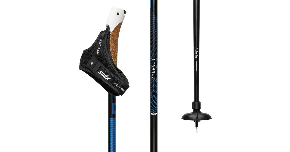 Swix Dynamic D2 Pole, Just Click, PCU - Ski poles | SportFits Shop
