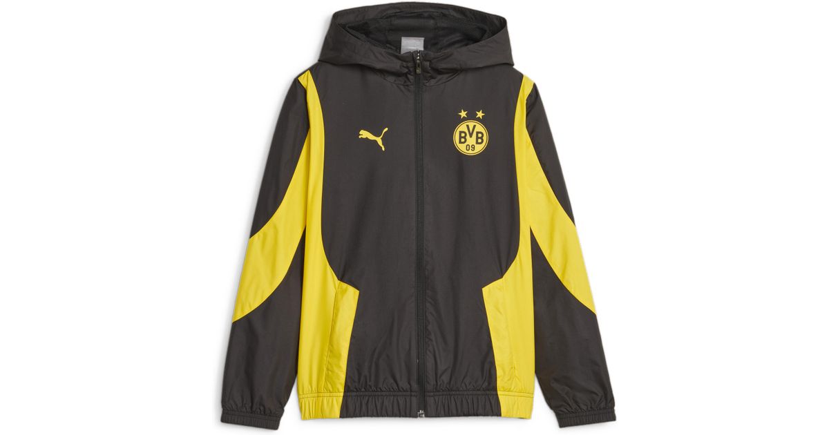 Puma BVB Prematch Woven Anthem Jacket Jr | SportFits Shop