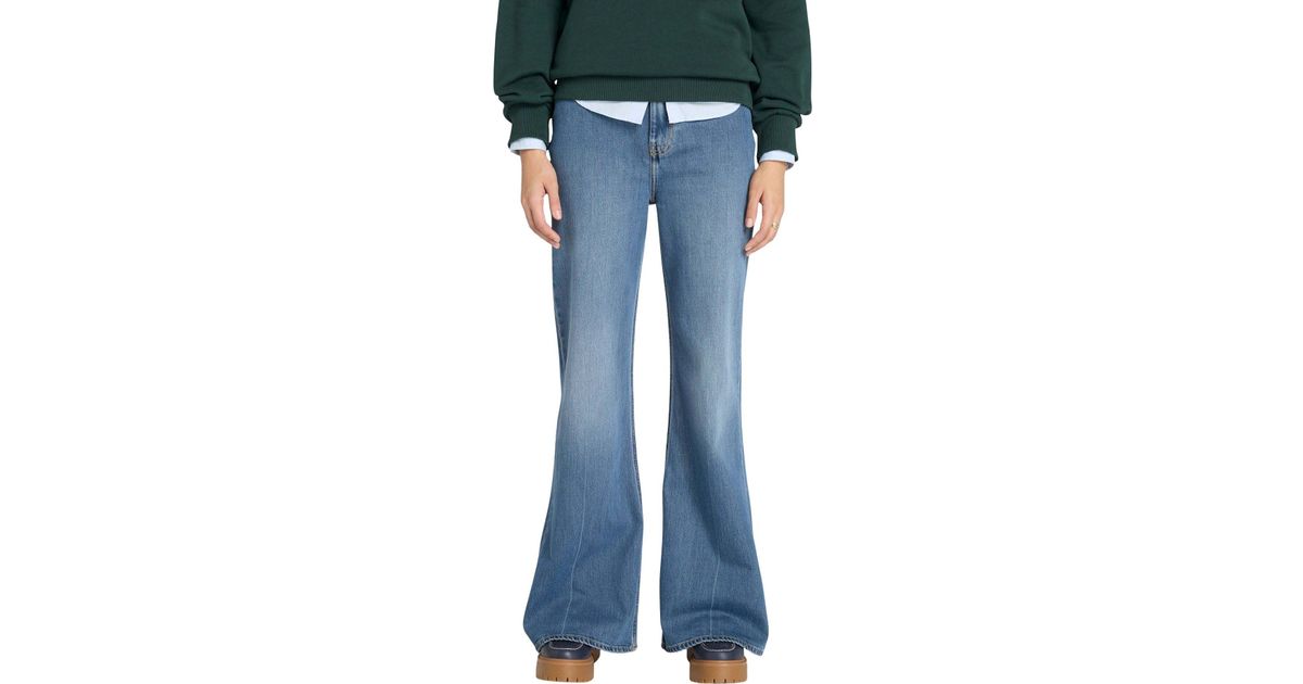 Timberland Womens Denim Flare Pants | SportFits Shop