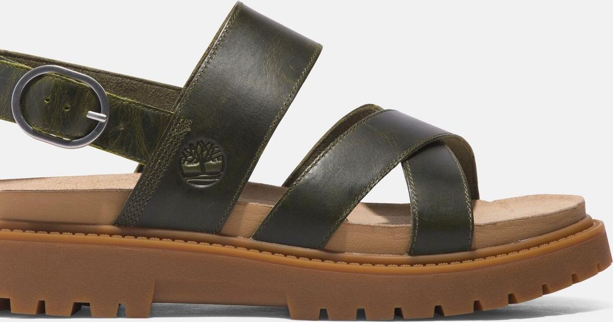 Timberland Womens Clairemont Way Cross Strap Sandal | SportFits Shop