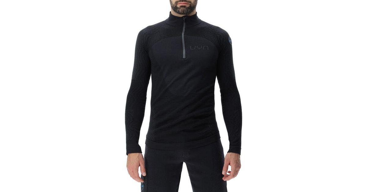 Uyn MAN Nival OW Shirt Long SL Half Zip - Unisex Midlayer für Freeski ...