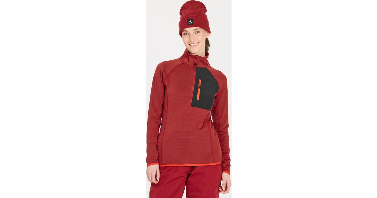Whistler Helge W Half Zip Midlayer - Women's midlayer for backcountry ...