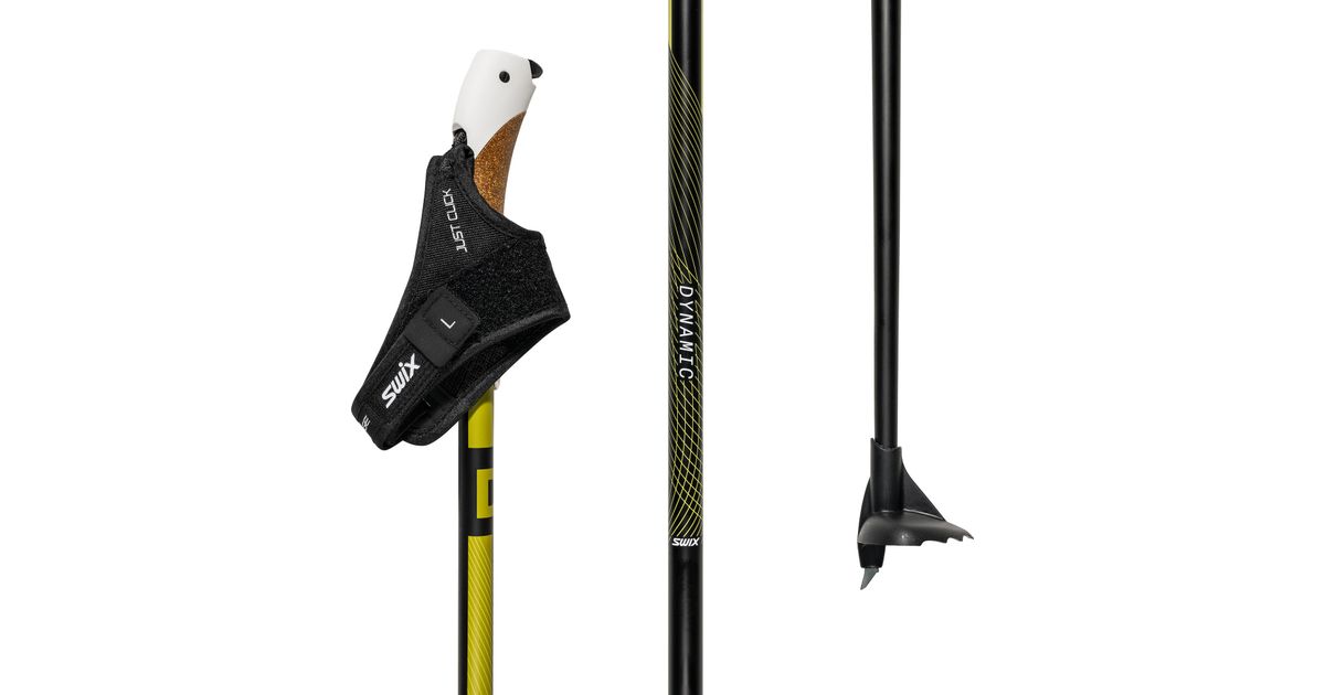Swix Dynamic D3 Pole, Just Click, PCU - Ski poles | SportFits Shop