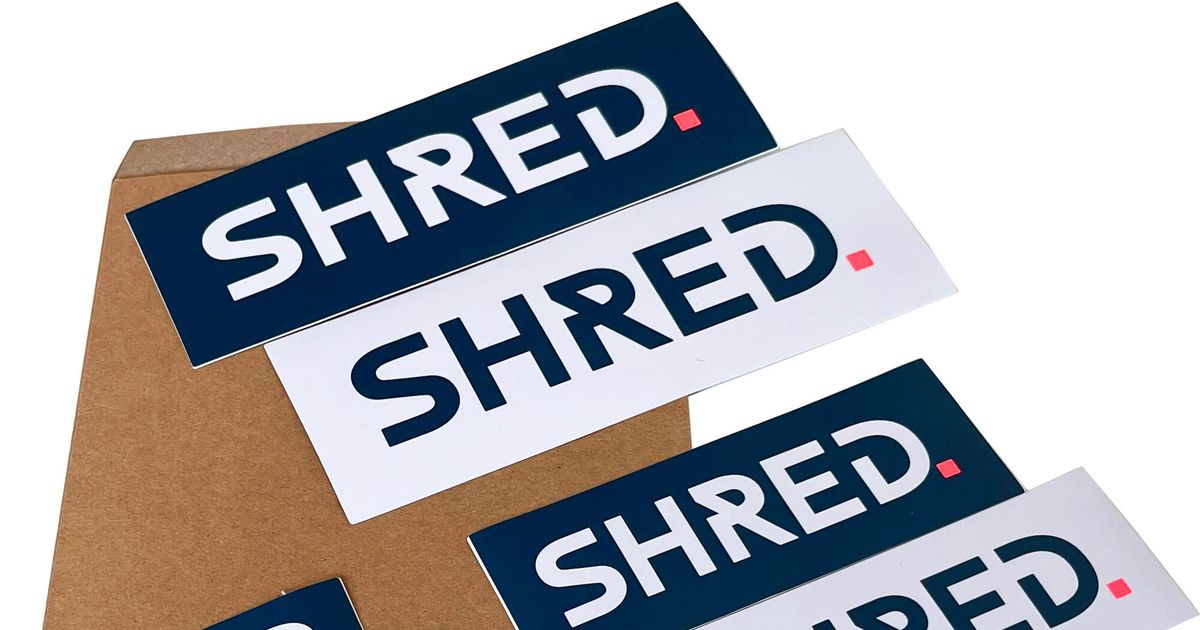 Shred Stickers Pack | SportFits Shop