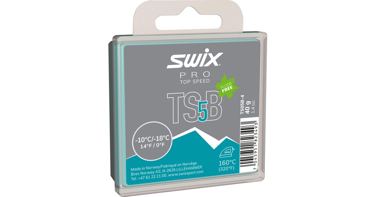Swix TS5 Black, -10°C/-18°C, 40g | SportFits Shop