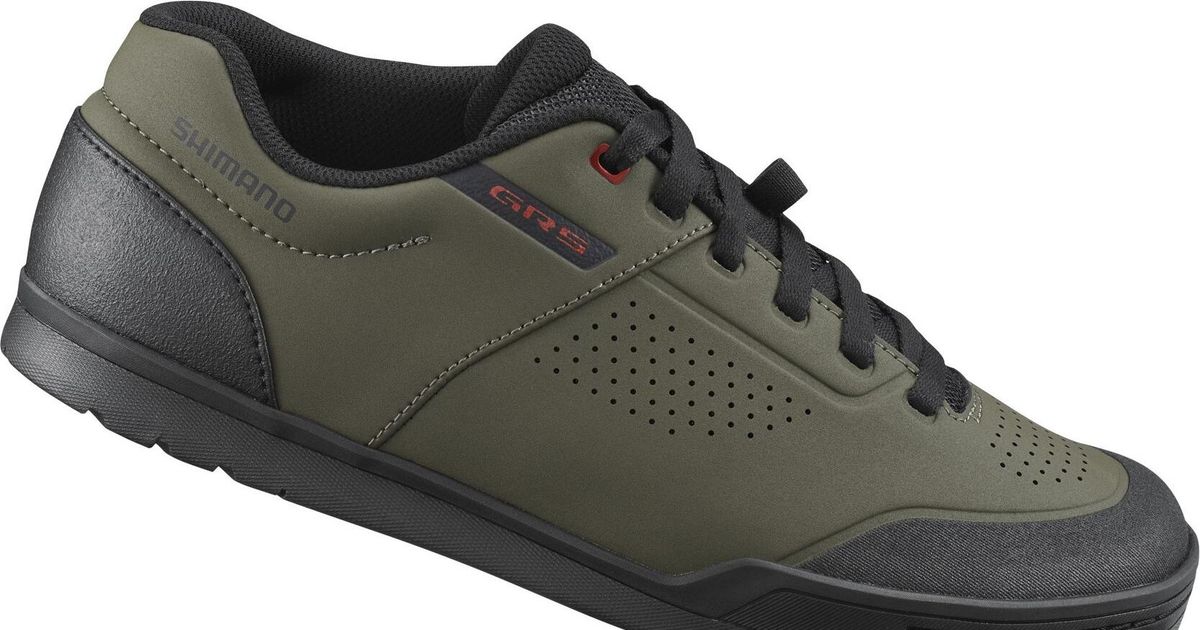 Shimano SH-GR5E Gravitiy Schuhe Flatpedal, Schn?rung, Olive | SportFits ...