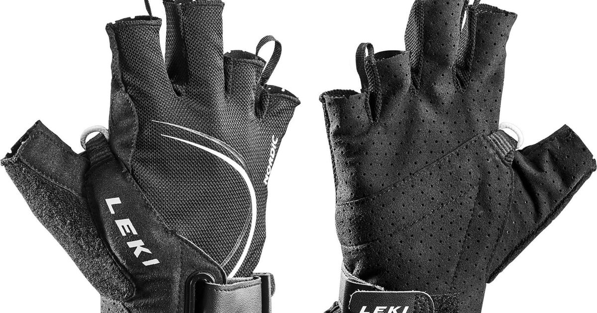 LEKI Nordic Lite Shark Short - Unisex's bike gloves | SportFits Shop