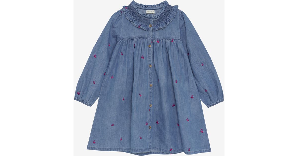Minymo Dress LS w. Emb | SportFits Shop