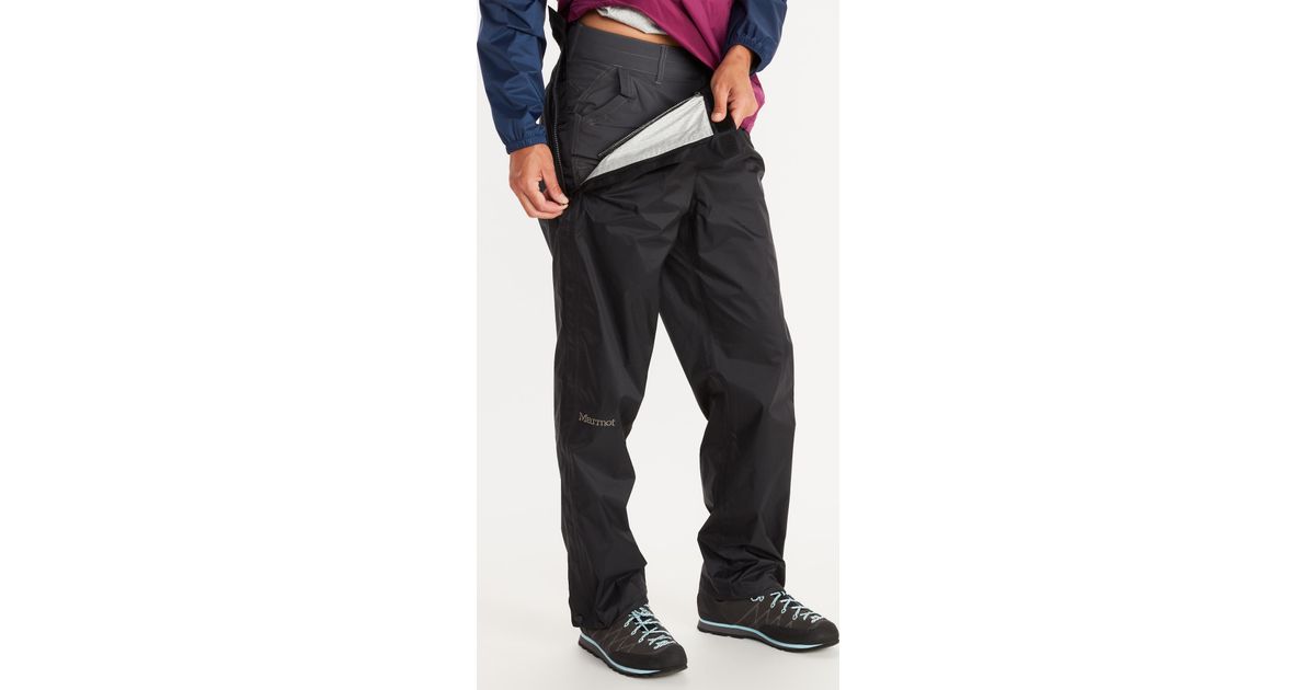 Marmot Wm's Precip Eco Full Zip Pant Short - Damen Outdoorhose ...