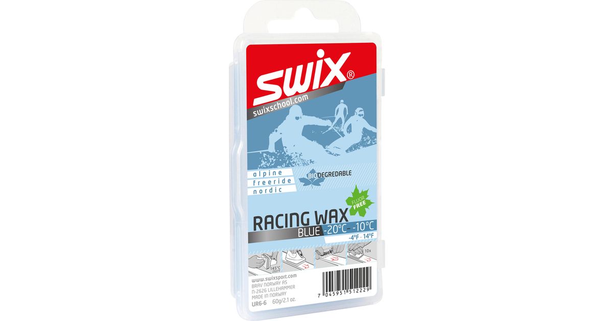 Swix UR6 Blue Bio Racing Wax, 60g | SportFits Shop