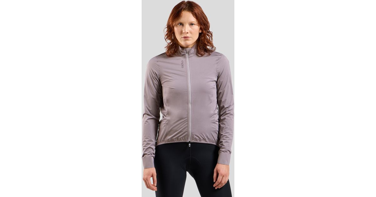 Odlo The Zeroweight Performance Knit Cycling Rain Jacket | SportFits Shop
