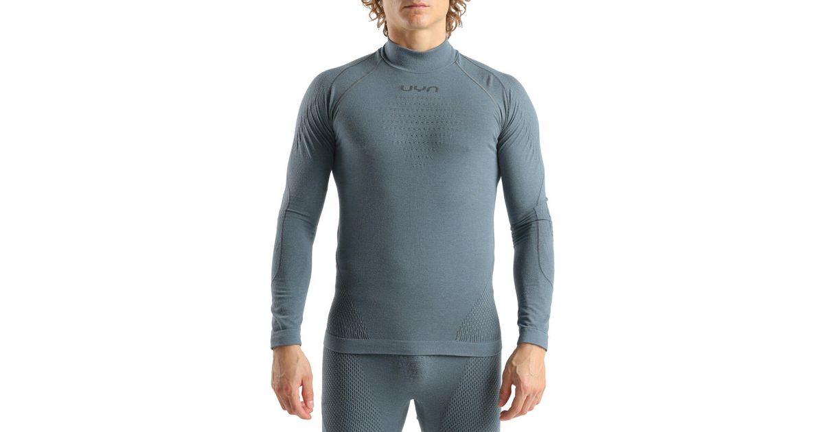 Uyn MAN Evolutyon Biotech Underwear Shirt Long Sleeve TURTLE Neck - Men ...