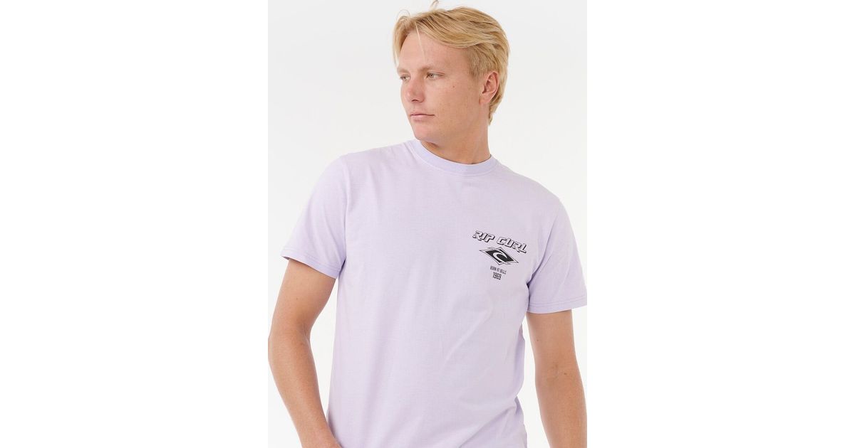 Rip Curl Fade OUT Icon Tee - Men's T-shirt for any outdoor activities ...