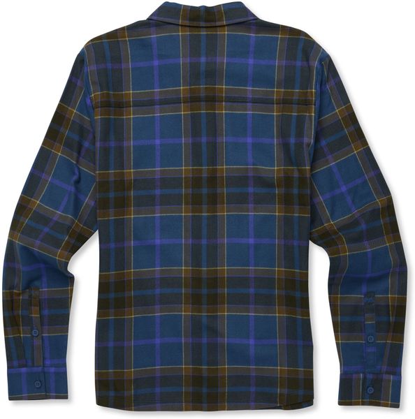 Cotopaxi Quedo Flannel Shirt - Mens - Deep Sea Pl Men - | SportFits Shop