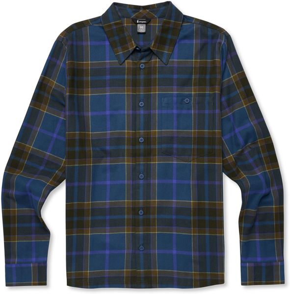 Cotopaxi Quedo Flannel Shirt - Mens - Deep Sea Pl Men - | SportFits Shop