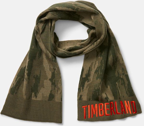 Timberland Mens Camo Jacquard Scarf | SportFits Shop
